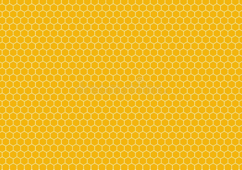 Illustration of a Honeycomb Texture Stock Illustration - Illustration ...