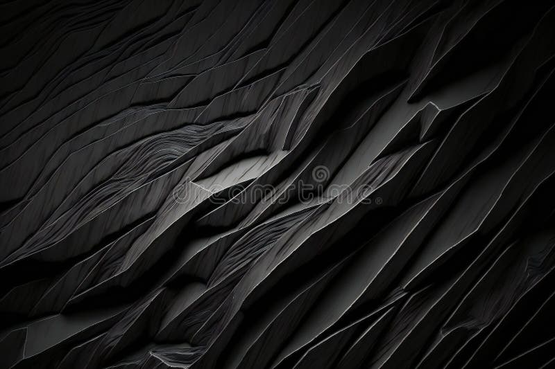 Horizontal Black Stone Texture for Pattern and Background, Abstract ...