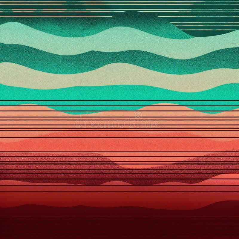 Horizontal Colorful Wave Background, Abstract, Backgrounds Stock ...