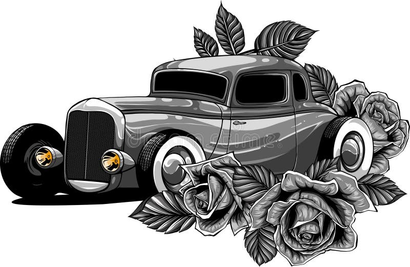 Hot Rod Border Stock Illustrations – 80 Hot Rod Border Stock ...