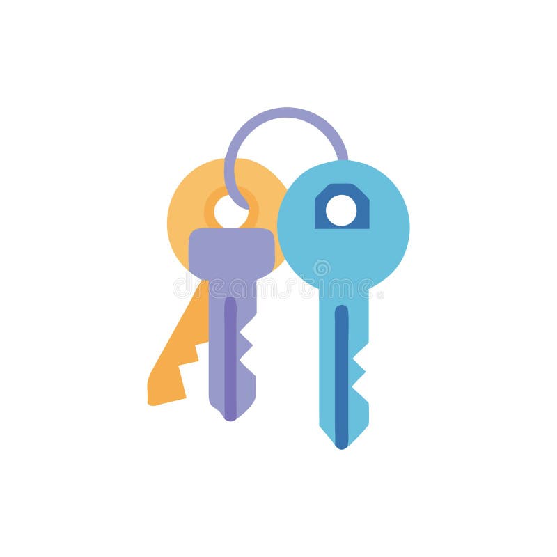 Key House To Access it Illustration Stock Vector - Illustration of ...