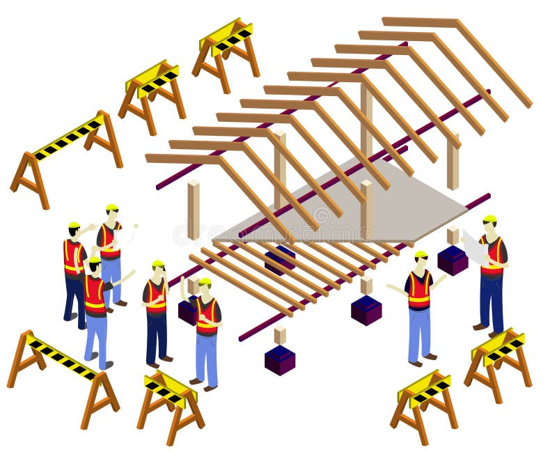 Illustration of House Structure Concept Stock Vector - Illustration of ...