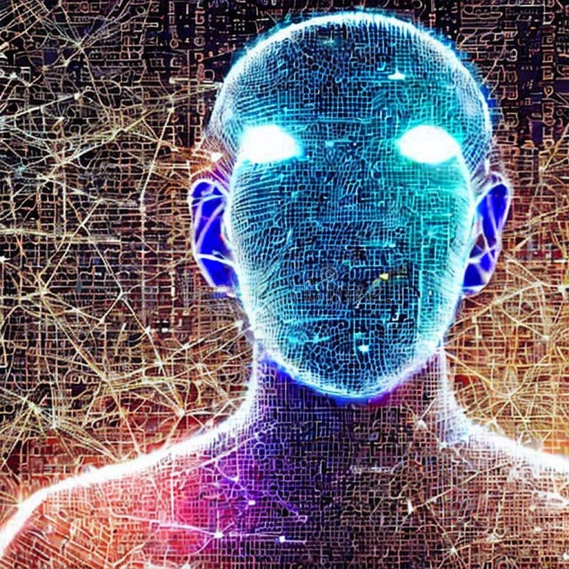 Human-personified Artificial Intelligence by Generative AI Stock ...