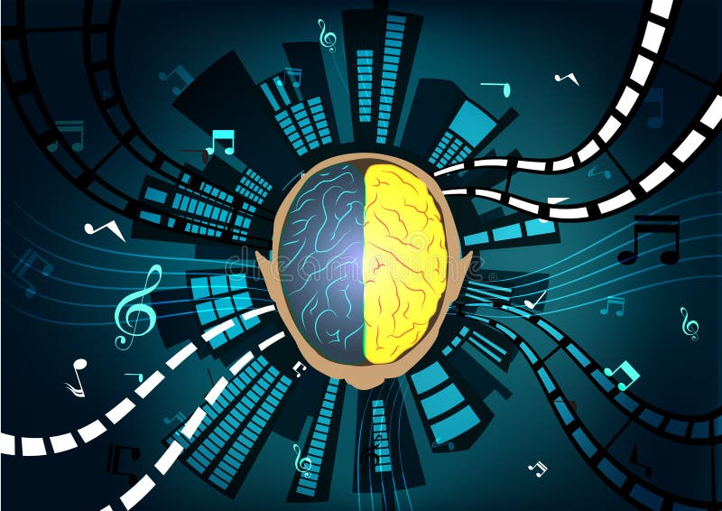 Music Brain Stock Illustrations – 4,516 Music Brain Stock Illustrations ...