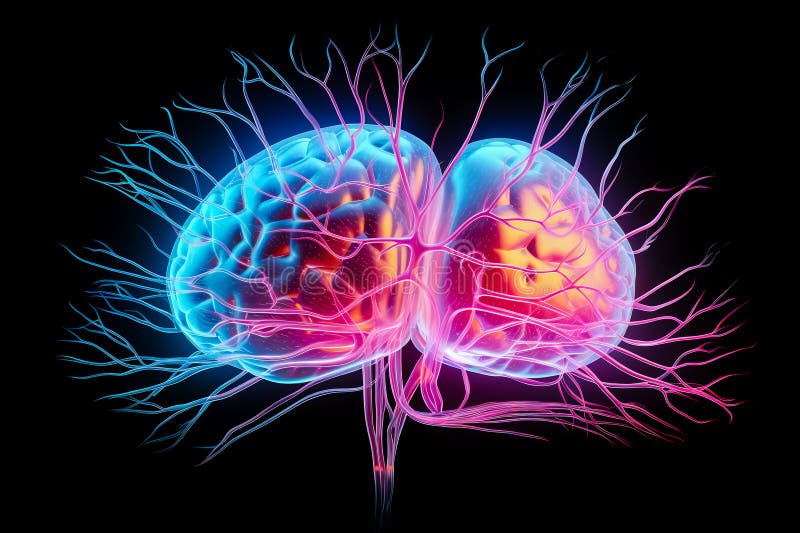 Illustration of Human Brain Nerve Tracts Based on Magnetic Resonance ...