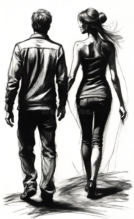 Figures, Silhouettes of People on a Light Background Stock Illustration ...