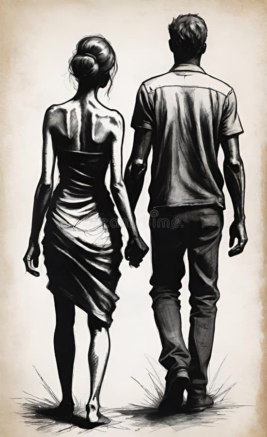 Figures, Silhouettes of People on a Light Background Stock Illustration ...