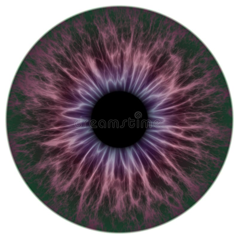 Illustration of a Human Iris Texture Stock Illustration - Illustration ...