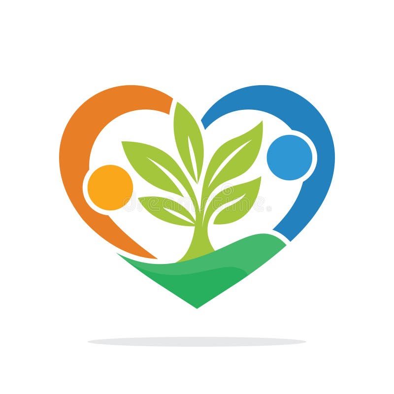 Illustration Icon with the Concept of Community Contribution that ...