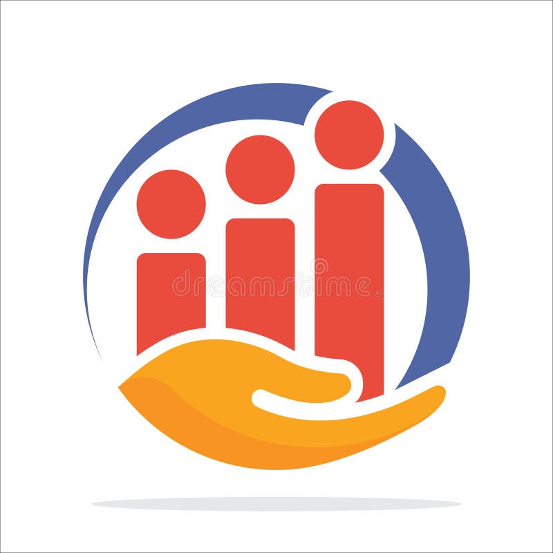 Illustration Icon with Management and Leadership Concept Stock Vector ...