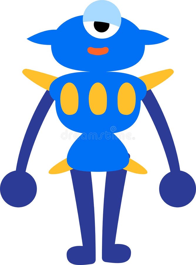 Comic pop monster vector stock vector. Illustration of artistic - 198465975