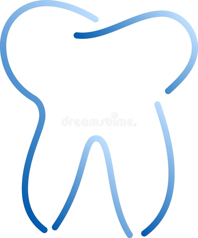Cool Simple Line Drawing of Tooth Stock Vector - Illustration of dental ...