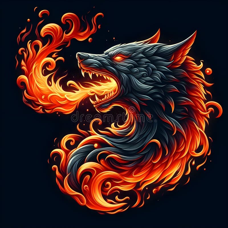 Wolf Blowing Stock Illustrations – 52 Wolf Blowing Stock Illustrations ...