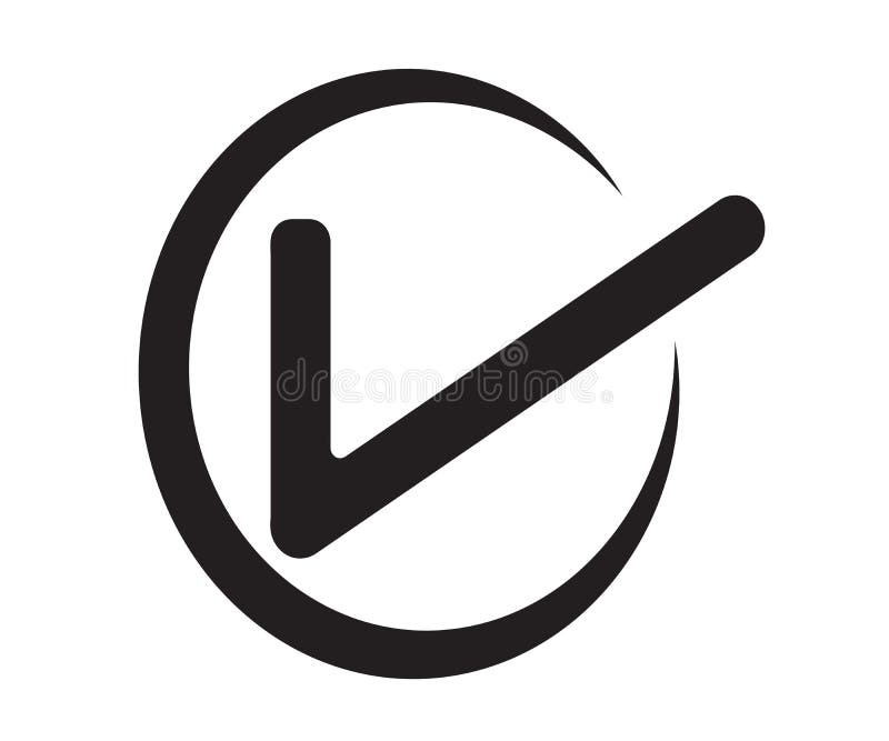 Illustration Image of a Check Mark, Stock Illustration - Illustration ...