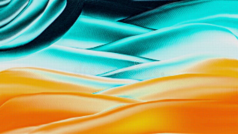 Illustration Image of a Modern Abstract Pattern with Complementary ...