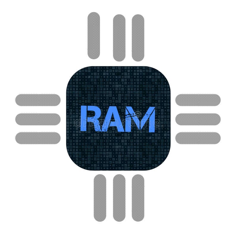 Illustration image RAM stock illustration. Illustration of presentation ...