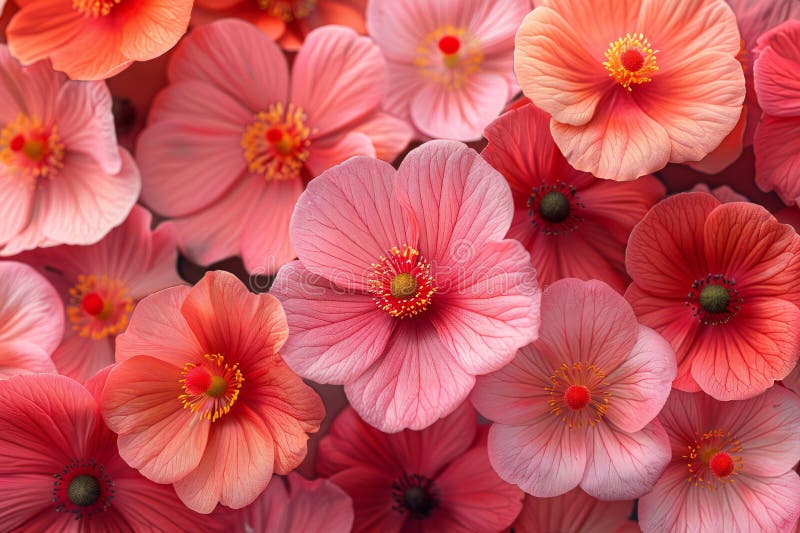 The Image is Showing a Pink Flower Pattern, High Quality, High ...