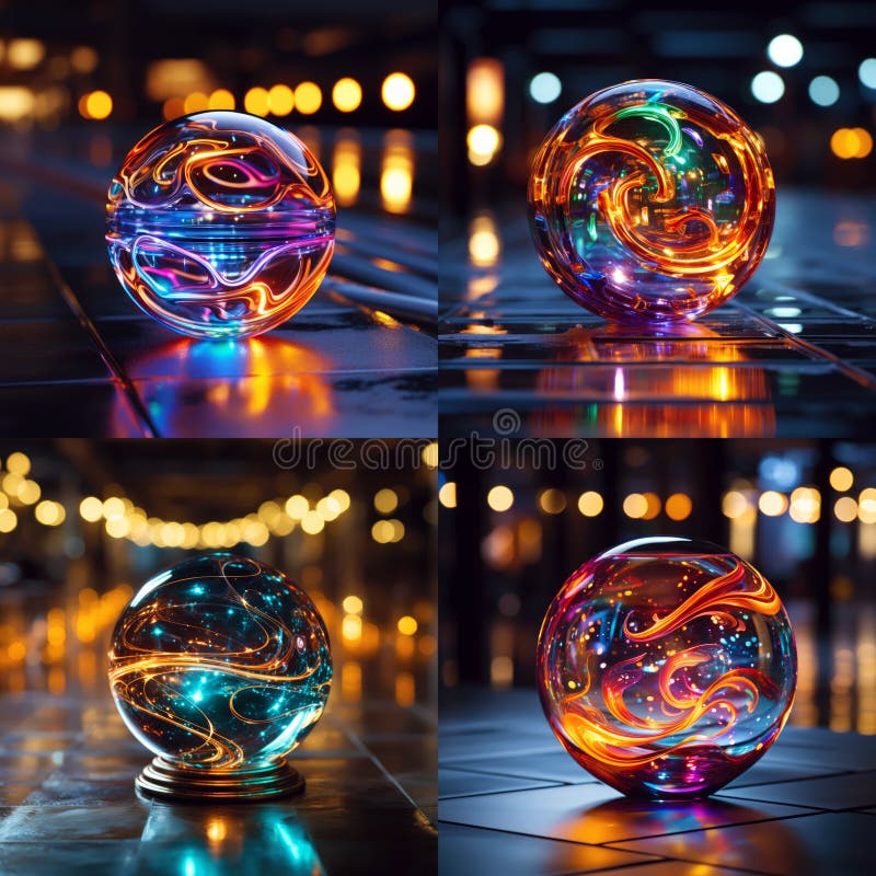 Magic Balls. Energy of Moon Magic in the Mysterious Balls, Magic ...