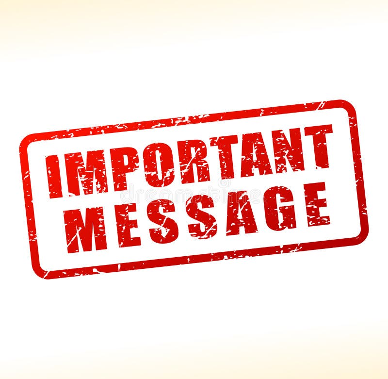 3d Important Message Email Symbol At Sign Stock Illustration ...
