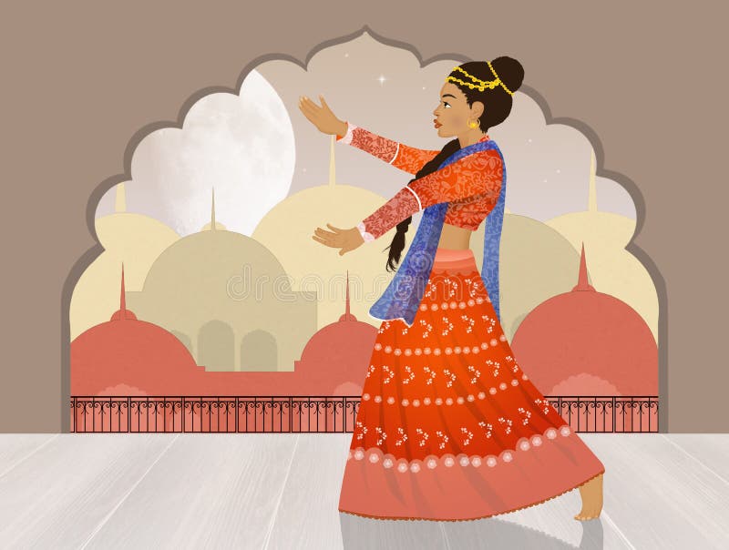 Indian Dance Stock Illustrations – 4,051 Indian Dance Stock ...