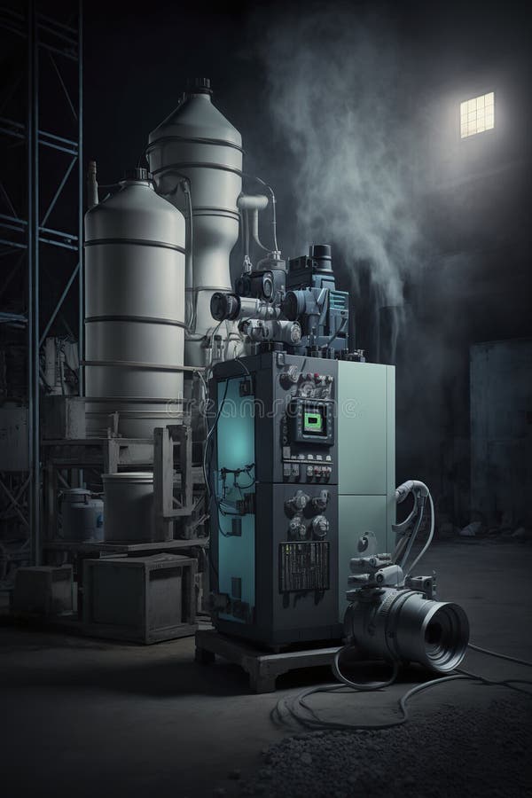 Illustration, Industrial Background for Generator Products,generative ...