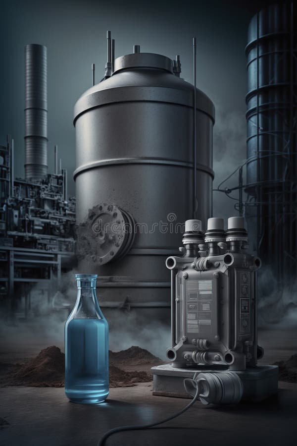 Illustration, Industrial Background for Generator Products,generative ...