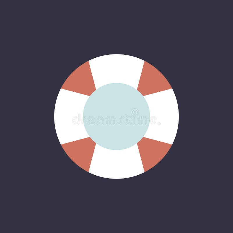 Illustration of Inflatable Tube Icon Stock Vector - Illustration of ...