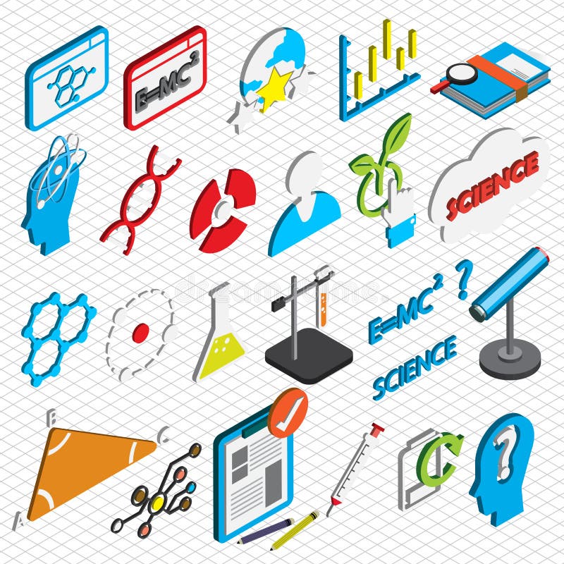 Illustration of Info Graphic Education Icons Set Concept Stock Vector ...