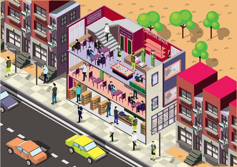 Illustration of Info Graphic Urban City Concept Stock Vector ...