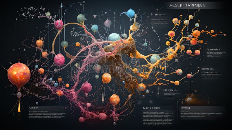 Illustration Infographic Presenting Various Branches of Science and ...