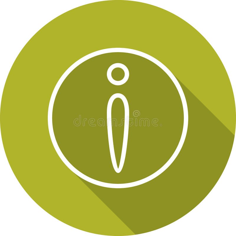 Illustration Information Icon for Personal and Commercial Use. Stock ...