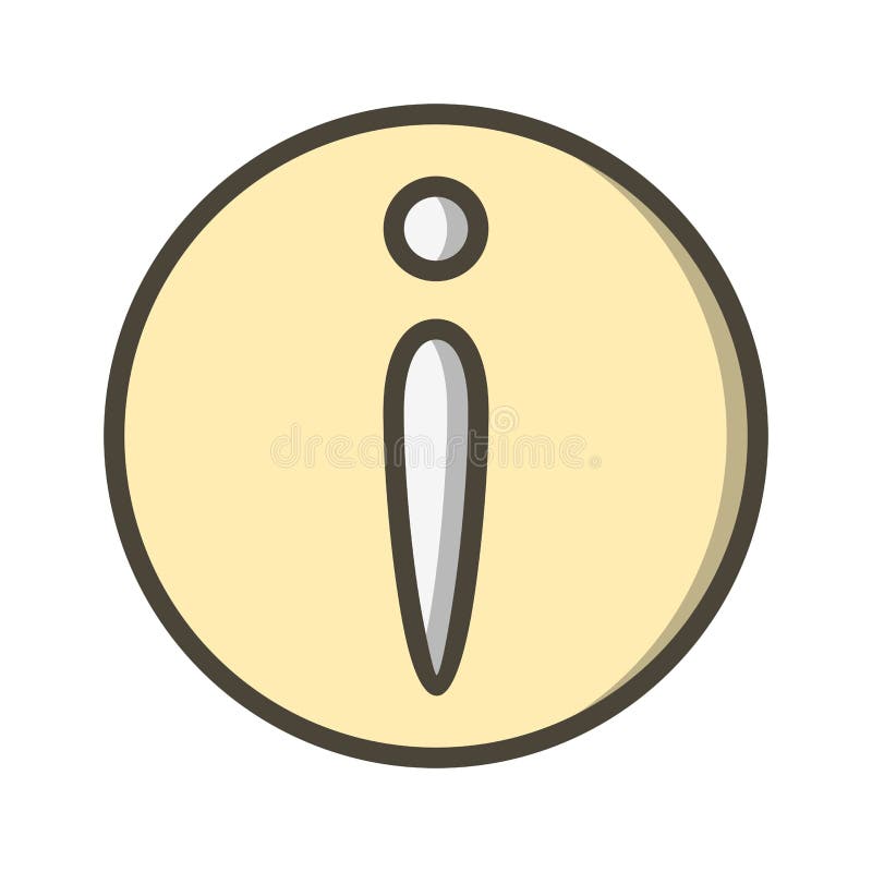Illustration Information Icon for Personal and Commercial Use. Stock ...