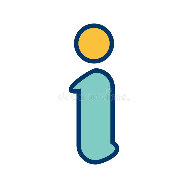 Illustration Information Icon for Personal and Commercial Use. Stock ...