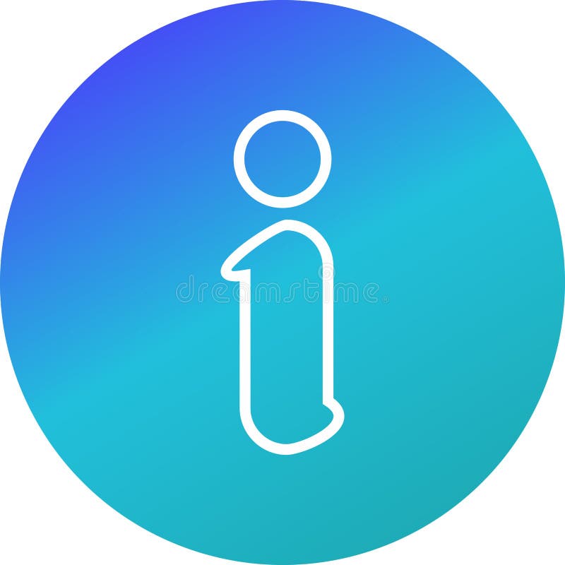 Illustration Information Icon for Personal and Commercial Use. Stock ...