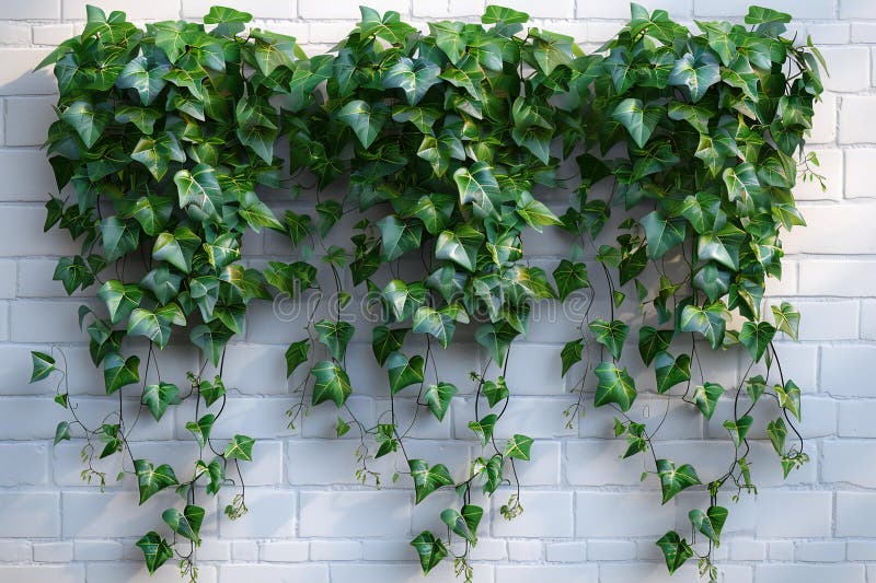 Ing of Climbing Plants in Isolated on White Background, Three Different ...