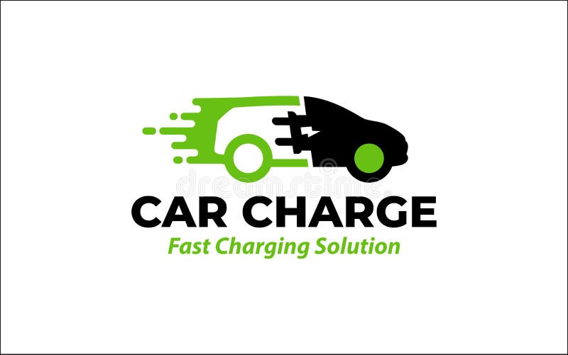 Illustration of Innovation for Modern Electric Charging Car Logo Design ...