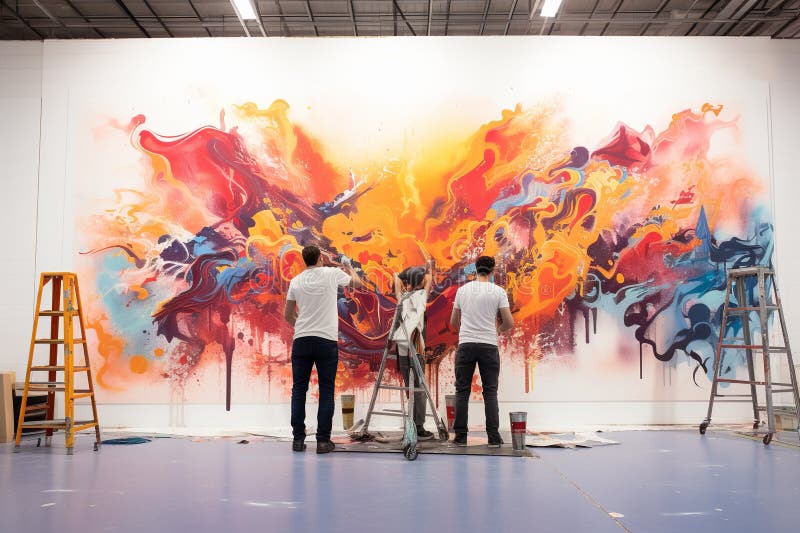 Illustration of Inscription Effect Method Comic Book Three Artists ...