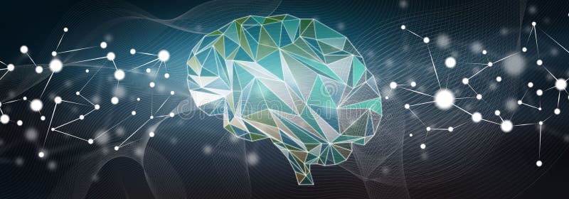 Concept of intelligence stock illustration. Illustration of background ...