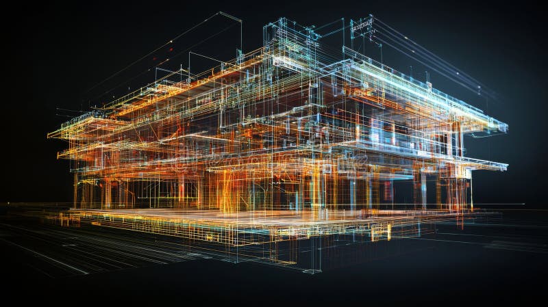 An Illustration of an Intelligent Construction Digital Building ...