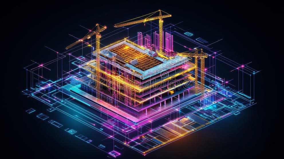 An Illustration of an Intelligent Construction Digital Building ...