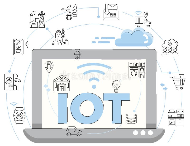 Iot Outline Icons Stock Illustrations – 1,592 Iot Outline Icons Stock ...