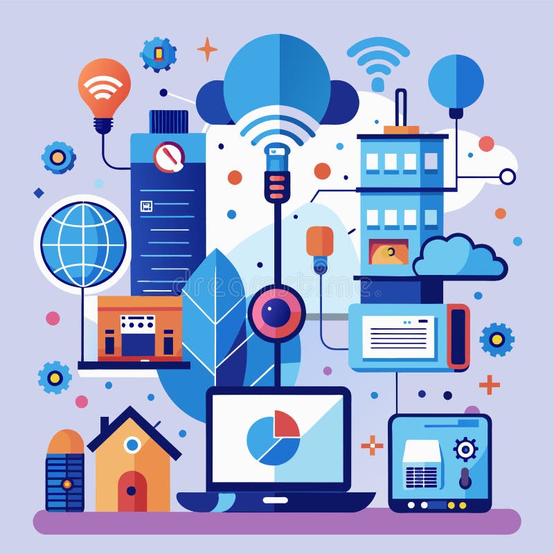 An Illustration of the Internet of Things, a Minimalistic ...