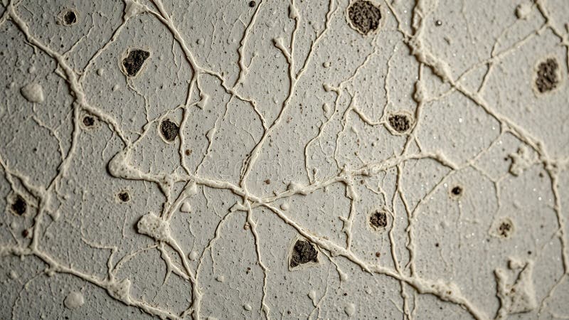 Illustration of Intricate Network of Cracks Forms a Natural Pattern on ...