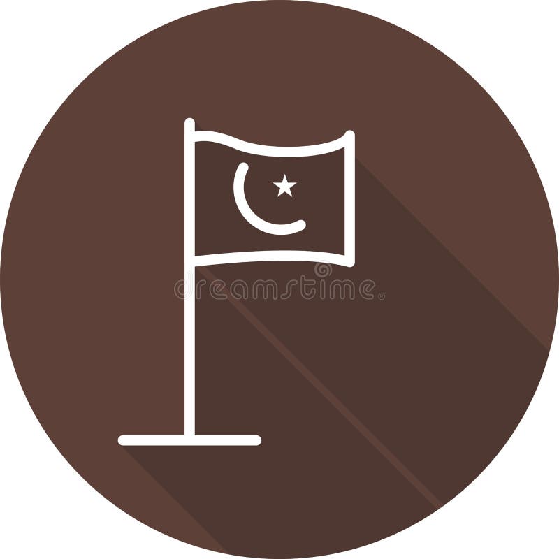Illustration Islamic Flag Icon for Personal and Commercial Use. Stock ...