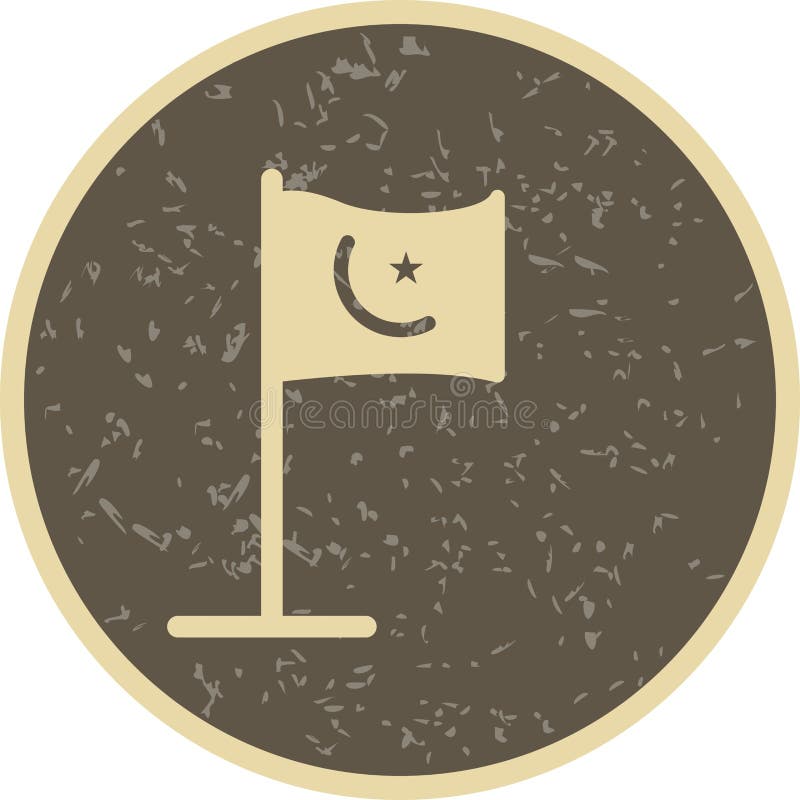 Illustration Islamic Flag Icon for Personal and Commercial Use. Stock ...