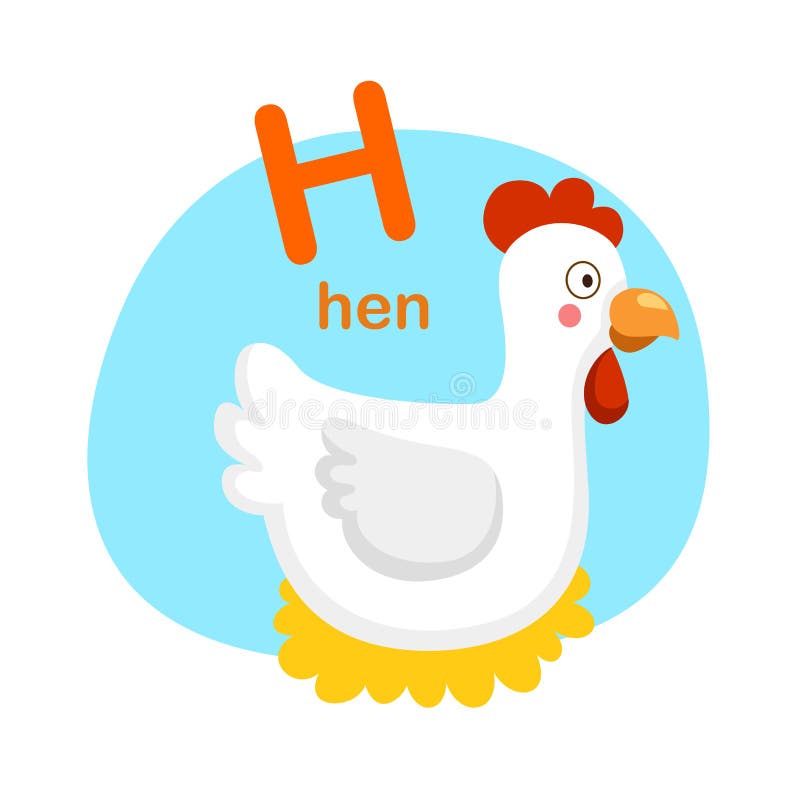 Letter H Hen Stock Illustrations – 59 Letter H Hen Stock Illustrations ...