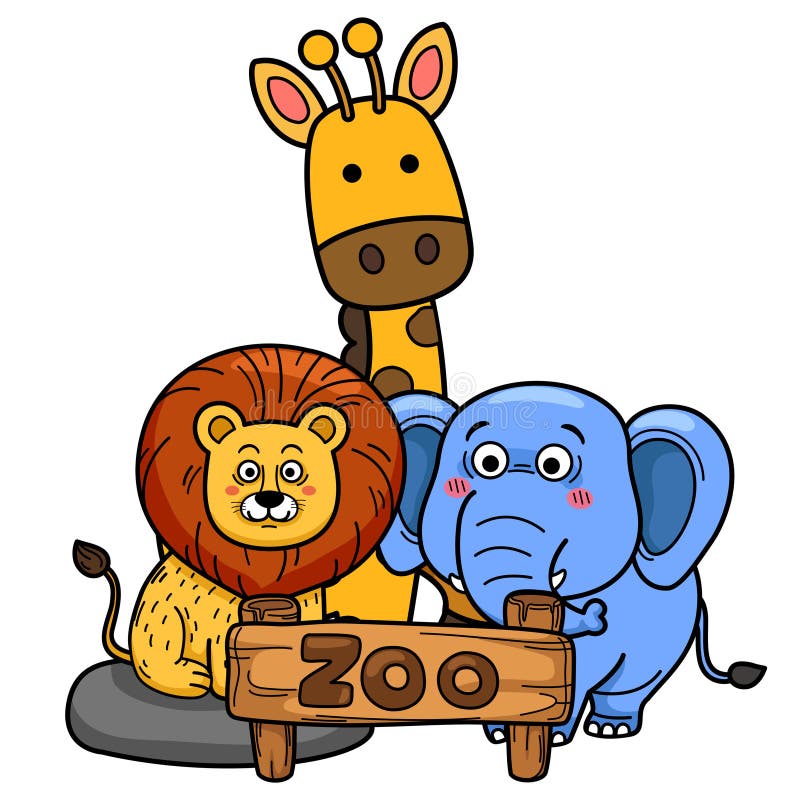 Animal Zoo Structure Stock Illustrations – 2,953 Animal Zoo Structure ...