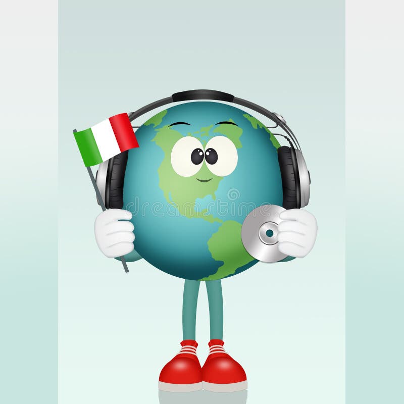 Italian language course stock illustration. Illustration of learn ...
