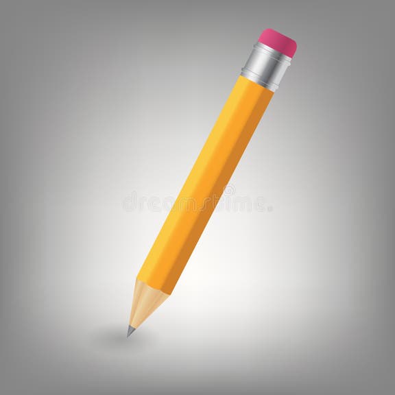 Illustration Jaune De Graphisme De Crayon Illustration Stock ...