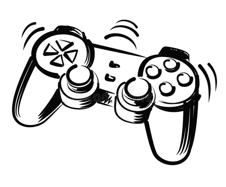 Joystick Draw Stock Illustrations – 447 Joystick Draw Stock ...